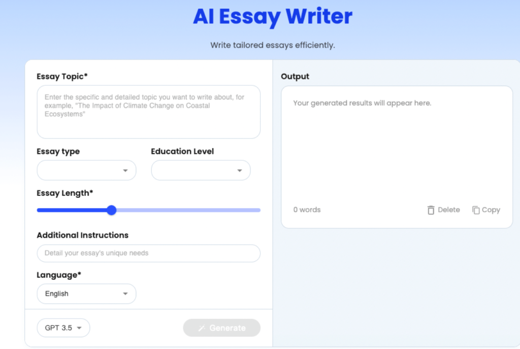 5 Best AI Essay Writing Tools (2024 Update)