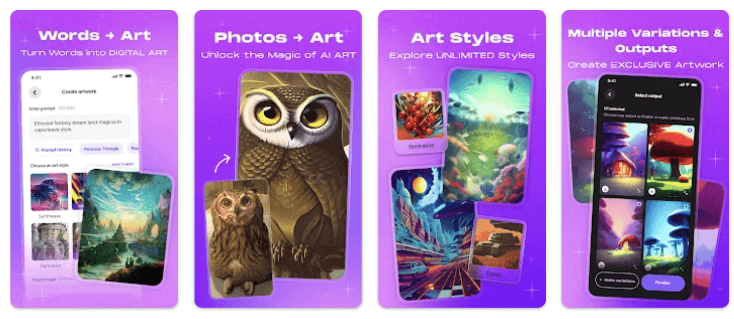 5 Best AI Art Generator Apps for Android and iOS in 2023 - ArtGuru.ai