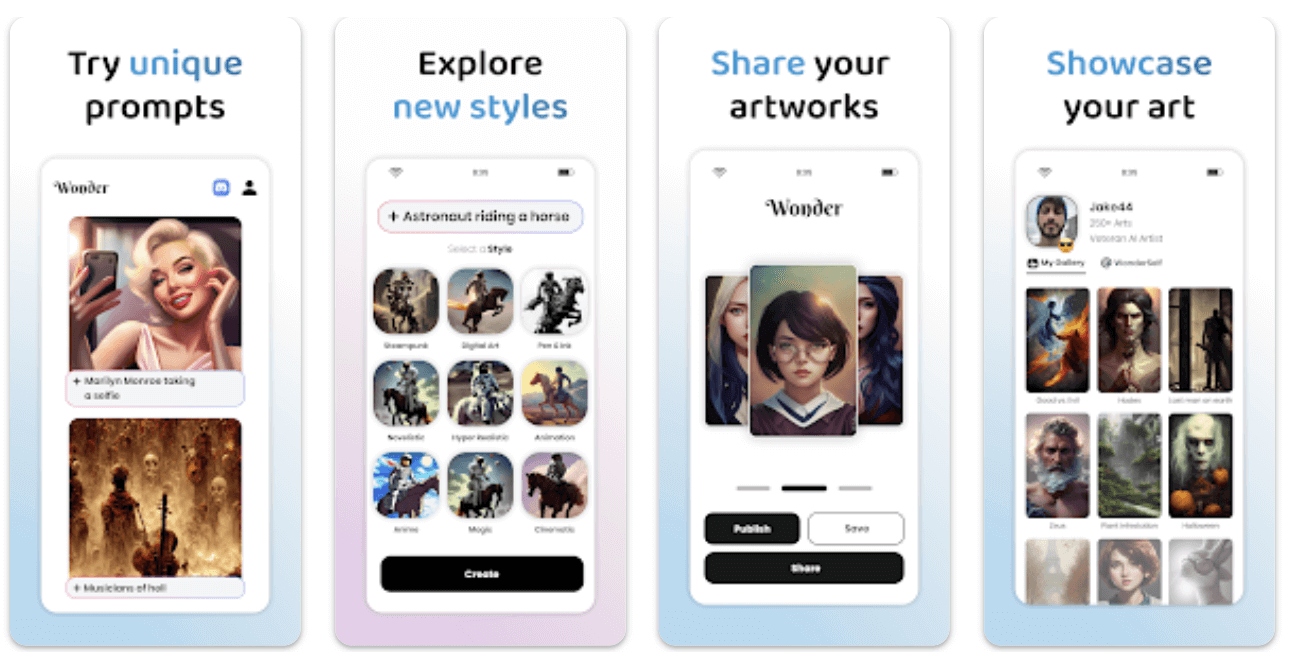 5 Best AI Art Generator Apps for Android and iOS in 2023 - ArtGuru.ai